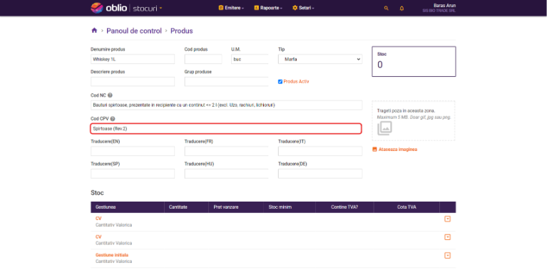 e-Factura | Integrare Oblio + e-Factura