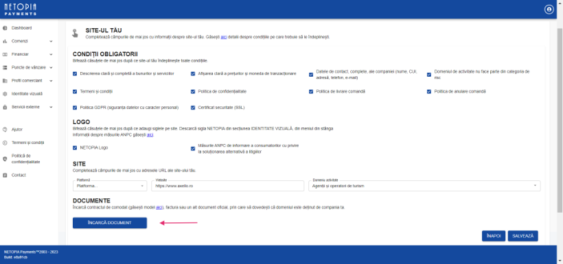 Program de facturare pentru Netopia | Integrare Oblio + Netopia